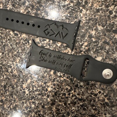 Engraved Watch Band Christian Collection Watch Band for Apple Watch ...