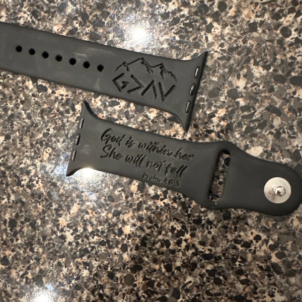 Engraved Watch Band Christian Collection Watch Band for Apple Watch ...