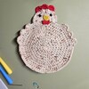 CROCHET PATTERN Farmhouse Trivet Potholder Crochet Pattern, Instant ...