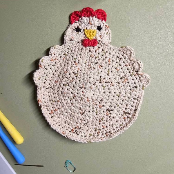 CROCHET PATTERN - Farmhouse Trivet Potholder Crochet Pattern Instant ...