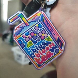 Cross Stitch 'juice Box' Pattern Set Peach | Etsy