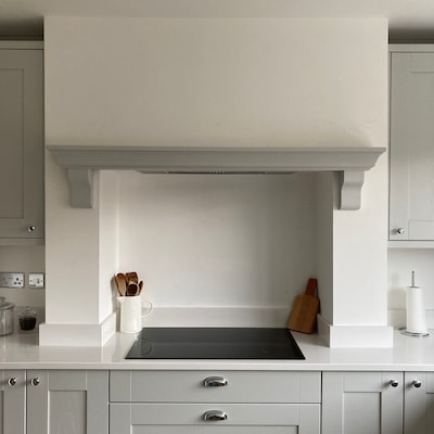 Mantle Fireplace Shelf Over Mantel Floating Piece Victorian Style Solid ...