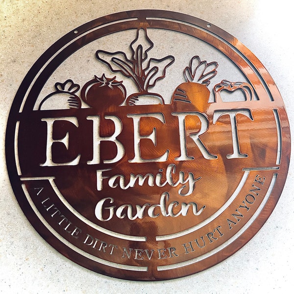 Custom Vegetable Garden Sign, Metal Vegetable Stand Signs, Mothers Day ...