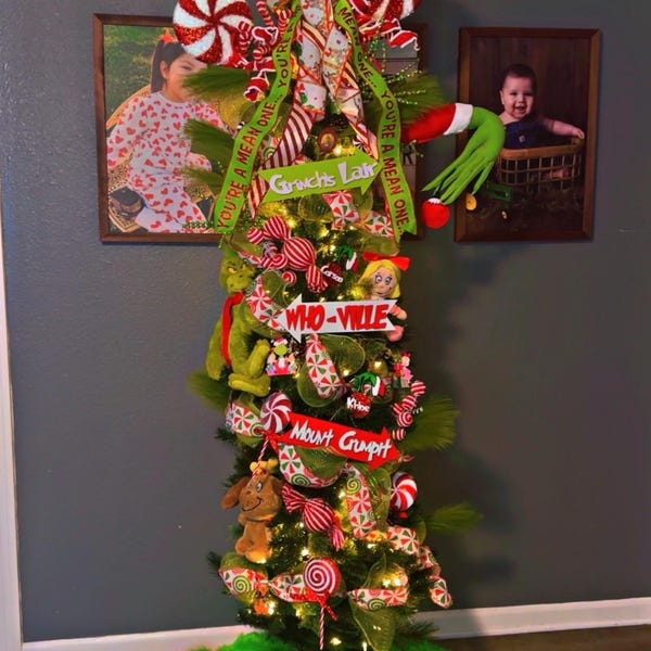 Who-ville Mount Crumpit Grinch Lair Wood Sign Stocking Sign, Laser Cut ...