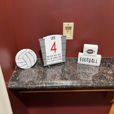 Stacked Block Set Block Sign Shelf Sitter Sign Tiered Tray Sign Tiered ...