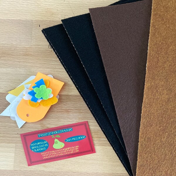 Sticker Felt Sheets-9x12 Individual Felt Sheets-choose Own Color-bulk ...