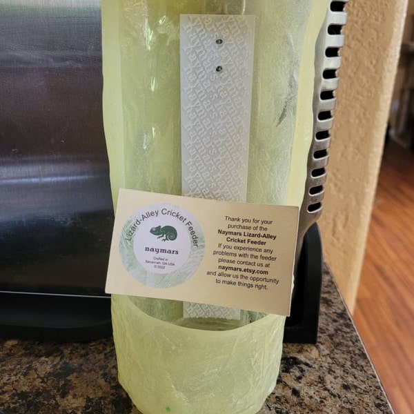 Naymars' Lizard-alley Cricket Feeder. Durable Made in the USA Chameleon ...