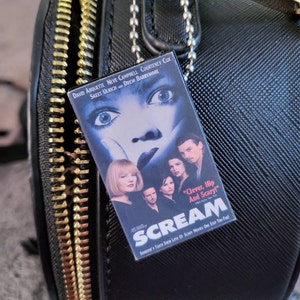 Scream Classic Horror Vhs Dvd Bluray Movie Keychain - Etsy