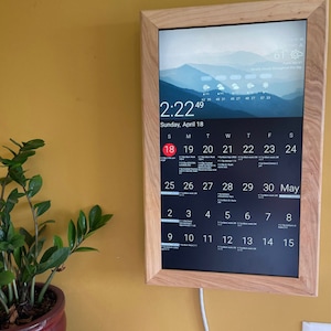 27in Smart Calendar / Smart Wall Display / Photo Viewer | Etsy