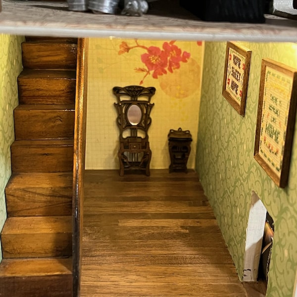 Miniature Customised Shop Sign , Sign Board Dollhouse Miniature Kit 1: ...