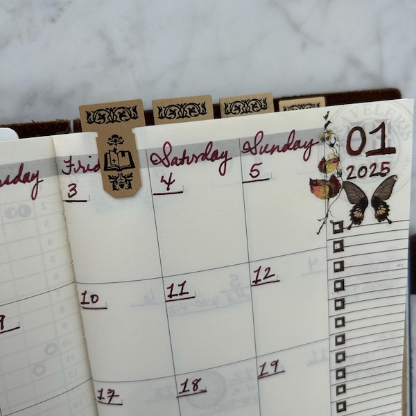 Medieval Weekly Planner Notepad, Illuminated Manuscript, Planner ...