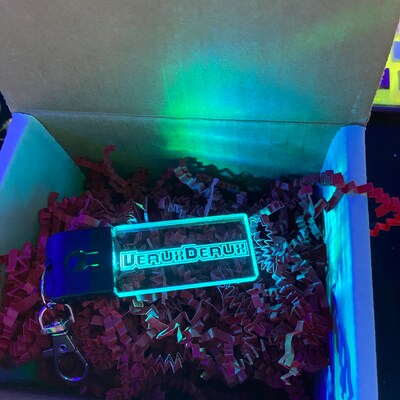 Custom ROBLOX Theme Name Tag LED Keychain Personalized - Etsy