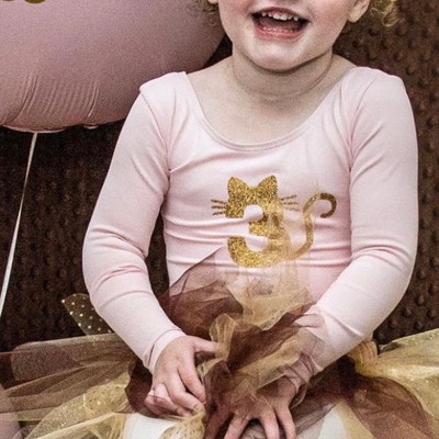 3 Cat SVG File Third Birthday SVG Cat SVG 3rd Birthday Kitty Cat Party ...