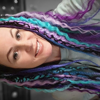 Pink Dreads DE Dreads Hot Plum Dreadlocks Crochet Dreads - Etsy