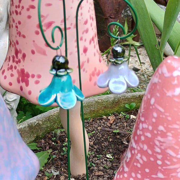 Bell Flower/ Ceramic Bell Flower / Handmade Ceramic Flower - Etsy