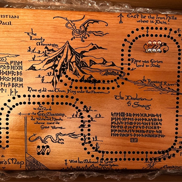 Cribbage - World Map - Etsy