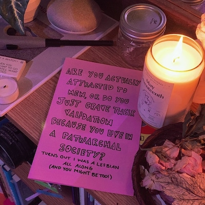 Turns Out I Was a Lesbian All Along Digital Lesbian Zine, Queer Zine - Etsy