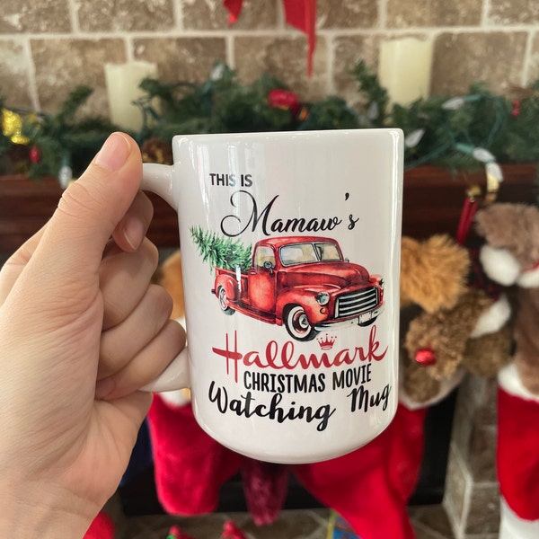 Personalized This is My Hallmark Christmas Movie Watching Mug Christmas ...