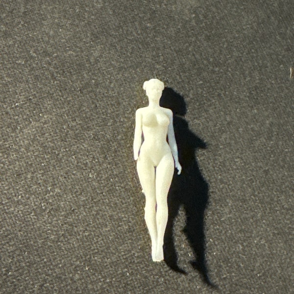 Highly-detailed Model Figure of a Fit Man 70mm Tall Scale of 1:24, G ...