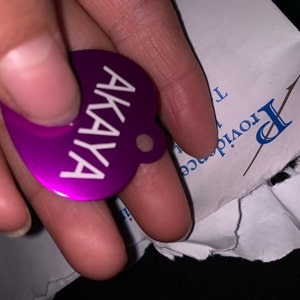 Custom Engraved Name Tag Badges Personalized Identification | Etsy