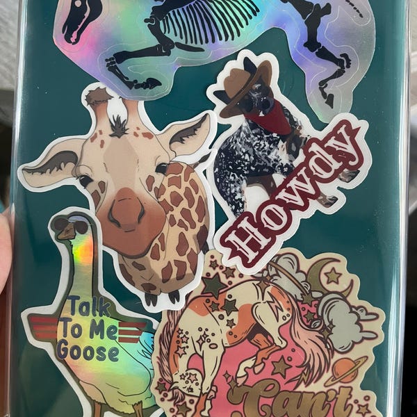 Customizable Animation Horse Sticker Personal Decal Cartoon Horse Gift ...