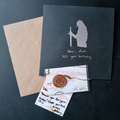 Witcher Birthday Card the Witcher Gaming TV Show - Etsy