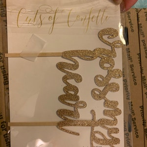 Girl Boss Cake Topper Glitter Party Decorations New Job - Etsy