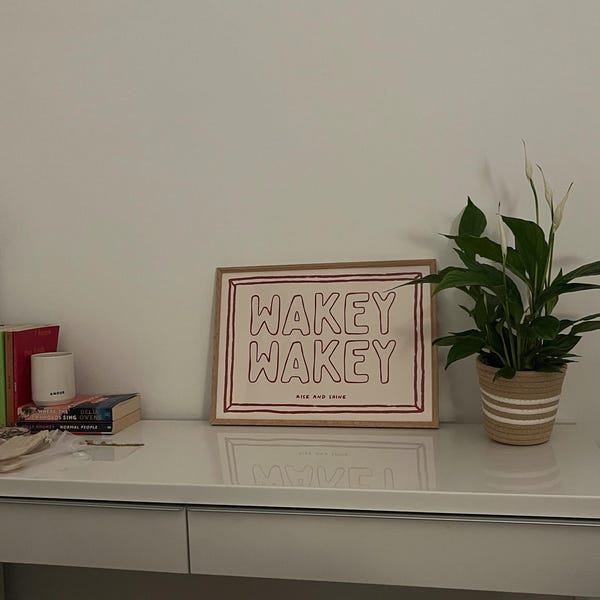 Exclamation Mark Quirky Print, Art Typography Print, Graphic Poster ...