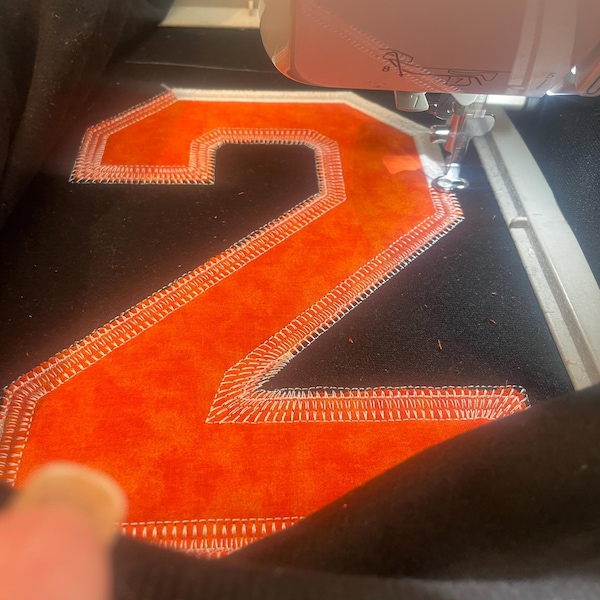 Number Applique Machine Embroidery Designs, 23 Sizes, Applique Numbers ...