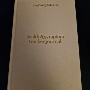 Pink Chronic Illness Health Symptom Tracking Journal undated/dietary ...
