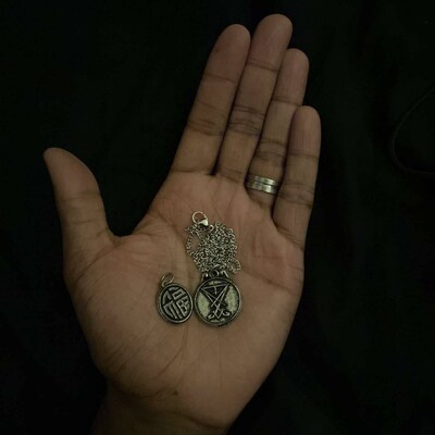 Seal Sigil of Halphas, Seals of Goetia With Gemstone of Your Choice ...