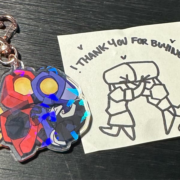 ULTRAKILL Holographic Charms - Etsy