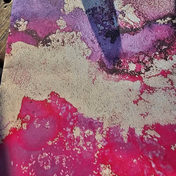 Original Resin Alcohol Ink Painting / Contraluz Opal I / 6x6" / Modern ...