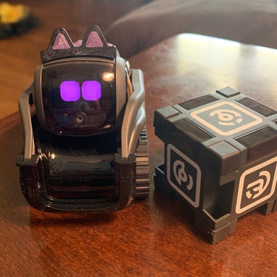 3D Printed Vector by Anki Cat Ears robot Not Included - Etsy
