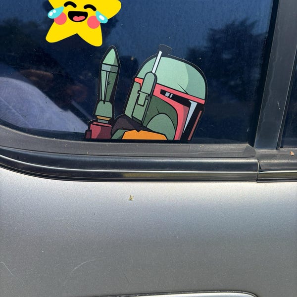 Corgi Peeker Peeking Peekabo Car Decals Laptop Bumper Stickers ...