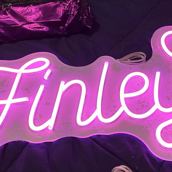 Custom Wave Mirror Neon Sign,y2k Mirror Neon Wall Art,girl's Room Neon ...