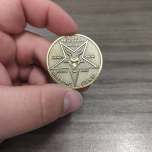 Best Seller: LUCIFER COIN Morningstar TV Hit Series 1 - Etsy