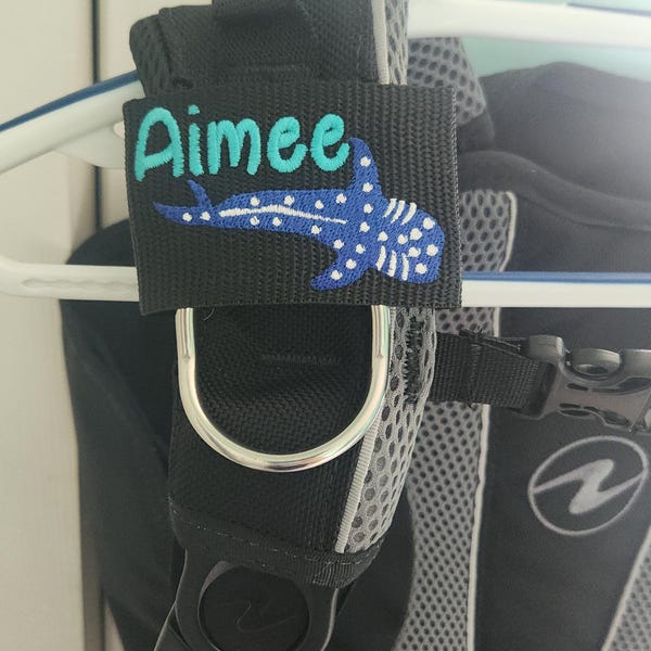 Luggage Tag, Gear Bag, Scuba Diving Bag Tags | Embroidered ID Tags for ...