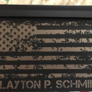 Matte Black Personalized Engraved .50 Cal or .30 Cal Caliber - Etsy