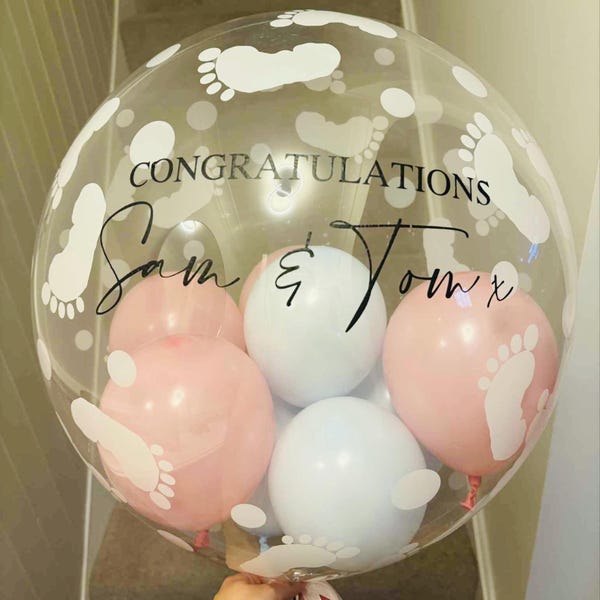 Balloons Personalised - Engagement - Balloons Congrats - Personalised ...