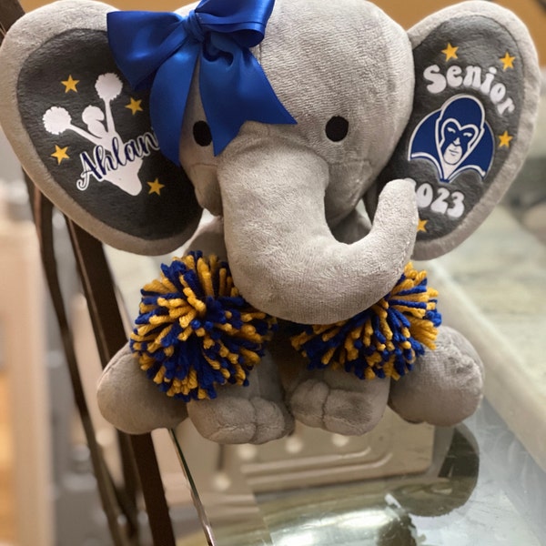 Team Spirit Elephant - Color Options - Cheer Big Little Gift ...