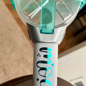 Custom Holographic Vinyl Name Tag Letter for Kpop Group and - Etsy