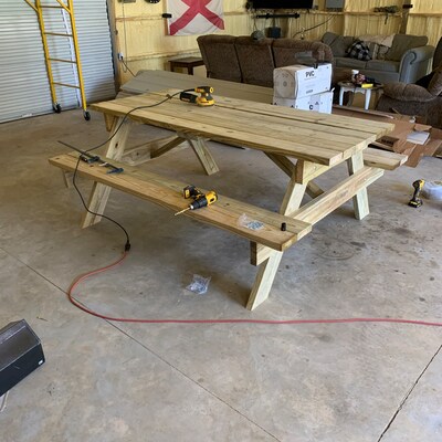Folding Picnic Table to Bench Plans - Etsy
