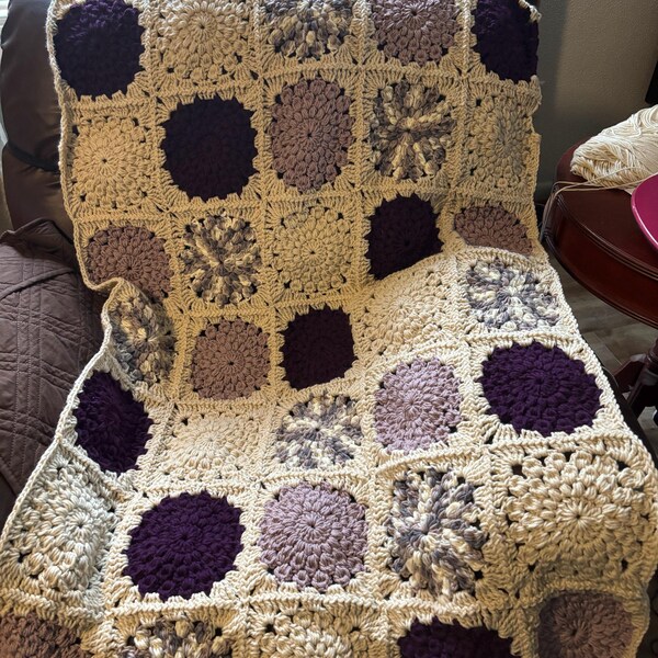 PATTERN | Astrid Granny Cowl Pattern | Crochet Granny Square Neck ...