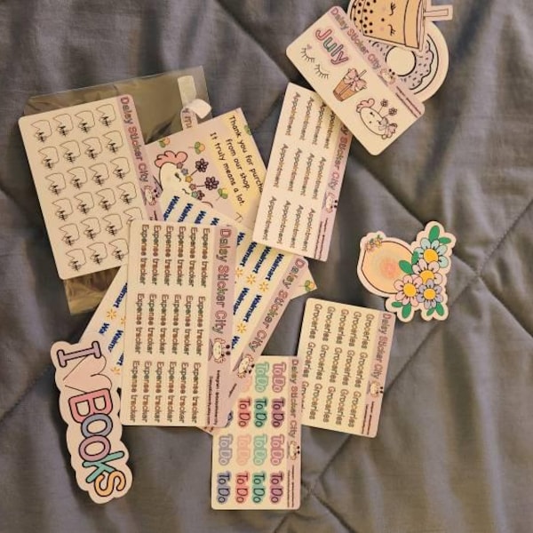 File Folder Planner Sticker Organizer Cute Folder A6 B6 Weeks - Etsy