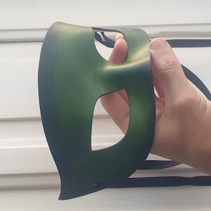 Black Leather Masquerade Domino Mask - Etsy