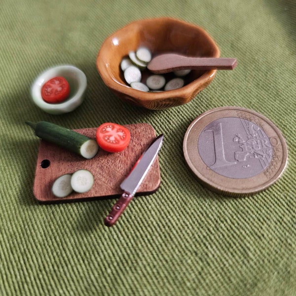 Miniature Tangerine , Dollhouse Food, Food for Dollhouse, Mini Food ...