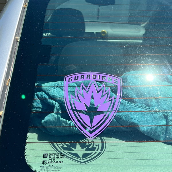 Guardians of the Galaxy Shield Vinyl Decal, Car, Laptop Sticker - Etsy