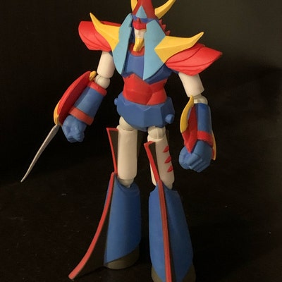 Vintage 1983 Bandai Kagaku Sentai Dynaman Super Robot Plastic Model Kit ...