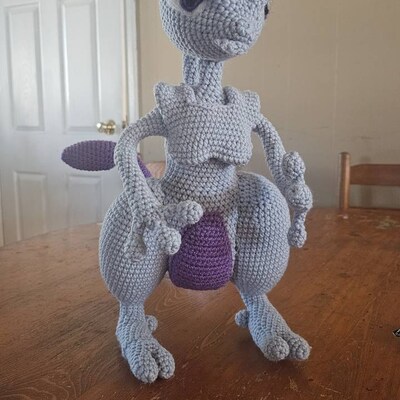 Mewtwo Crochet Pattern PDF File - Etsy UK